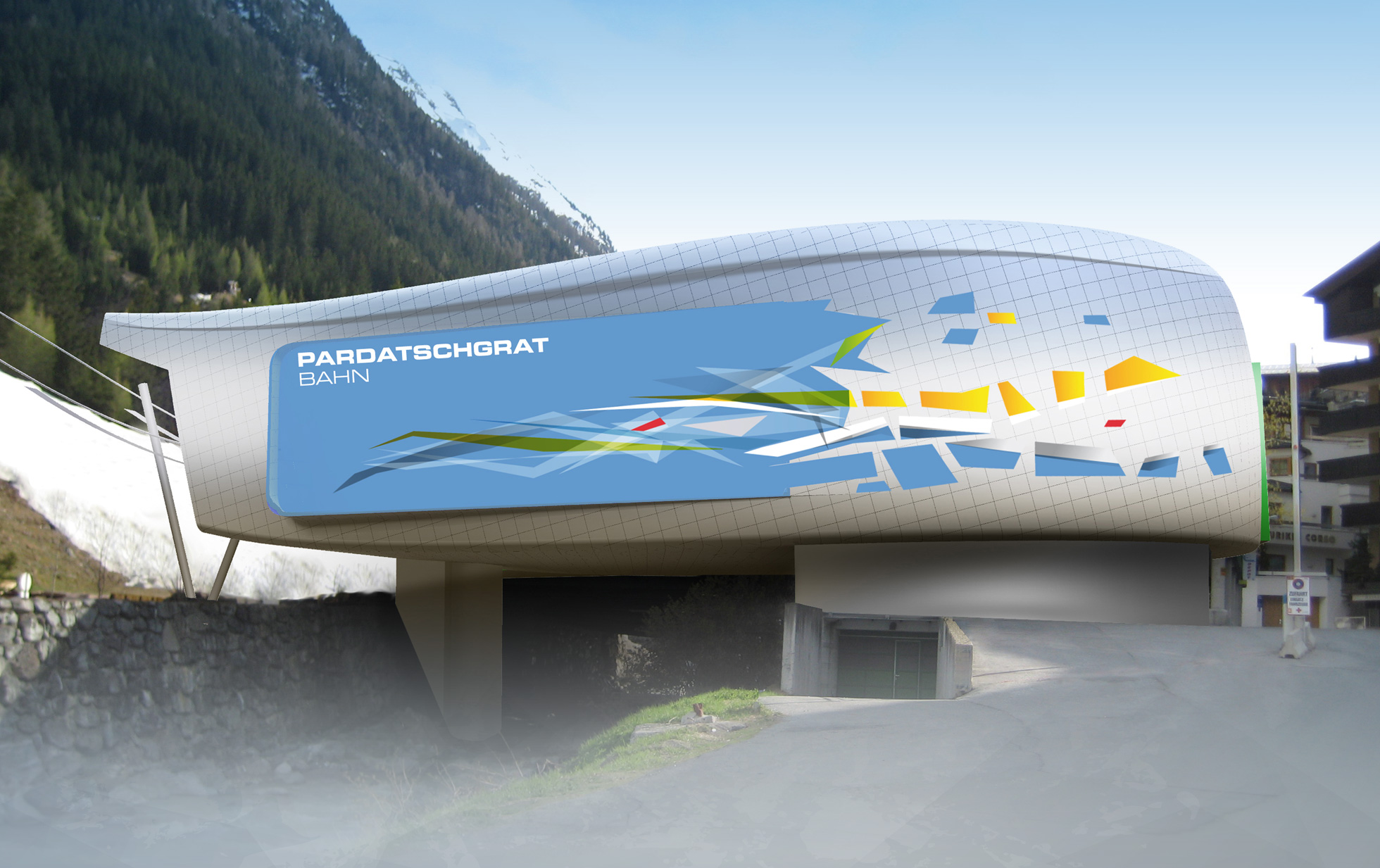 Talstation Pardatschgratbahn Ischgl - Gerhard Poller Architektur und Design